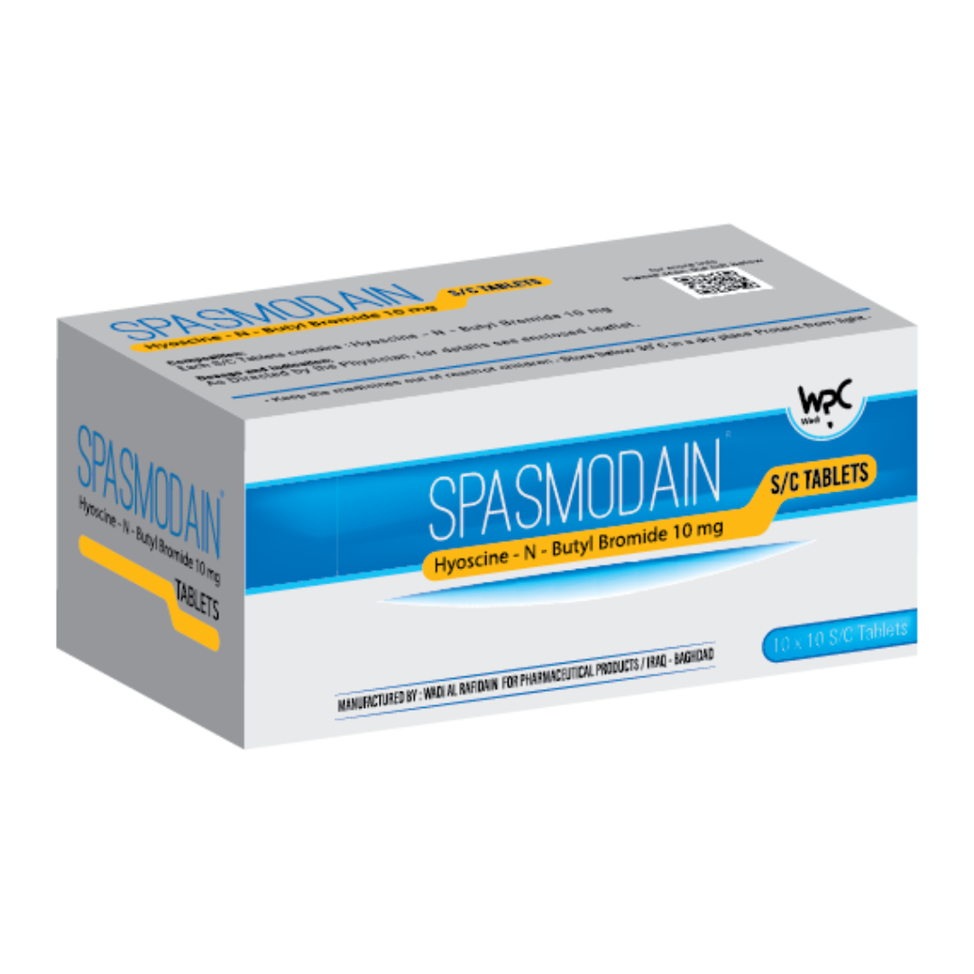 Spasmodain tablet (10 sheets) - alrafidain-pharma.com