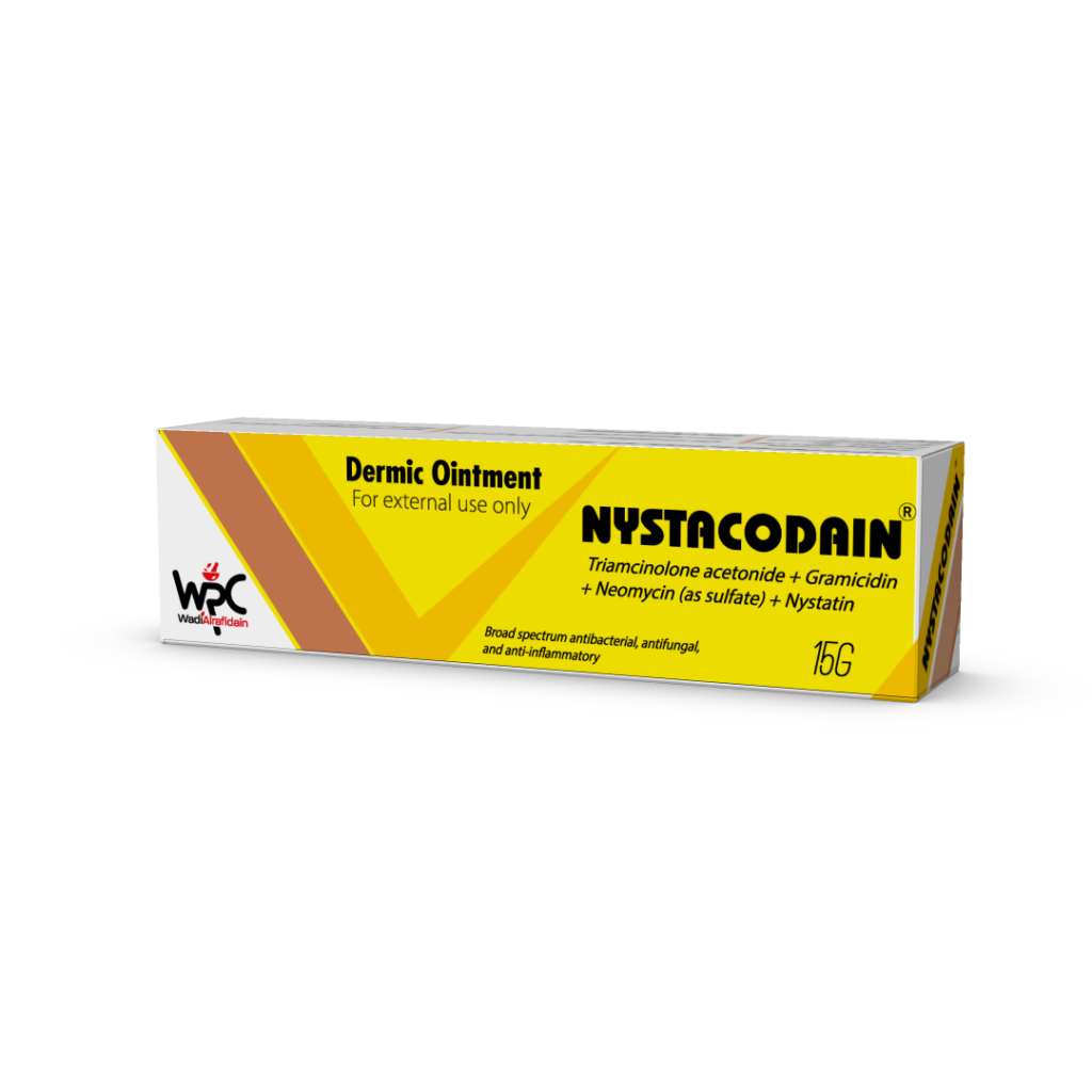 NYSTACODAIN Dermic Ointment - alrafidain-pharma.com